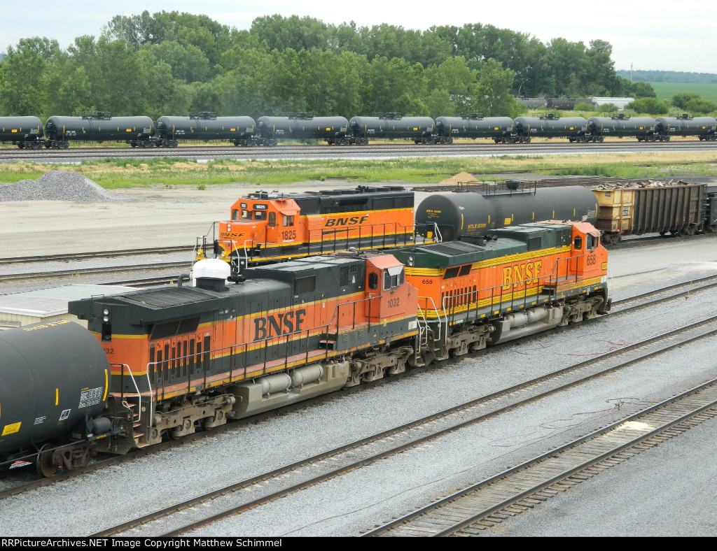 All The BNSF Paint Schemes In One Shot